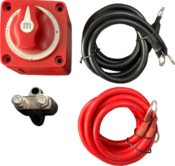 Power House Lithium BATTERY INSTALL KIT W/ 3 WAY PERKO - LOTWSHQ