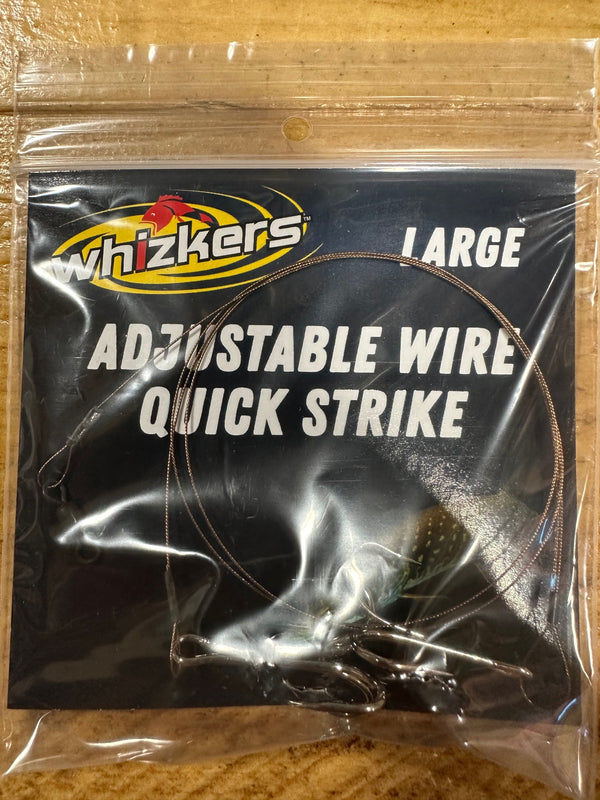 Whizkers Adjustable Wire Quick Strike Rig - LOTWSHQ