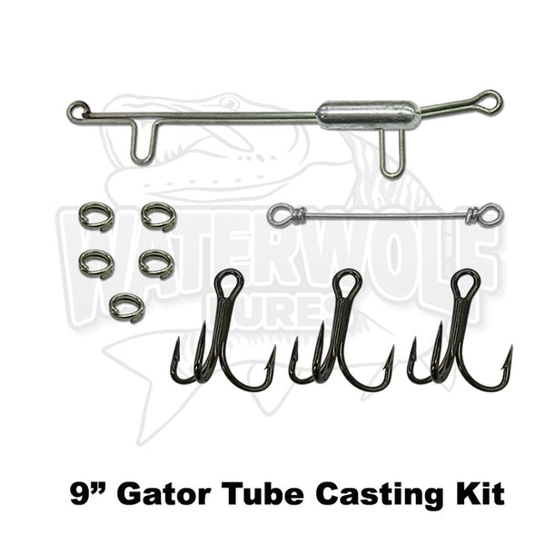 Waterwolf Lures Gator Tube Casting Rig - LOTWSHQ